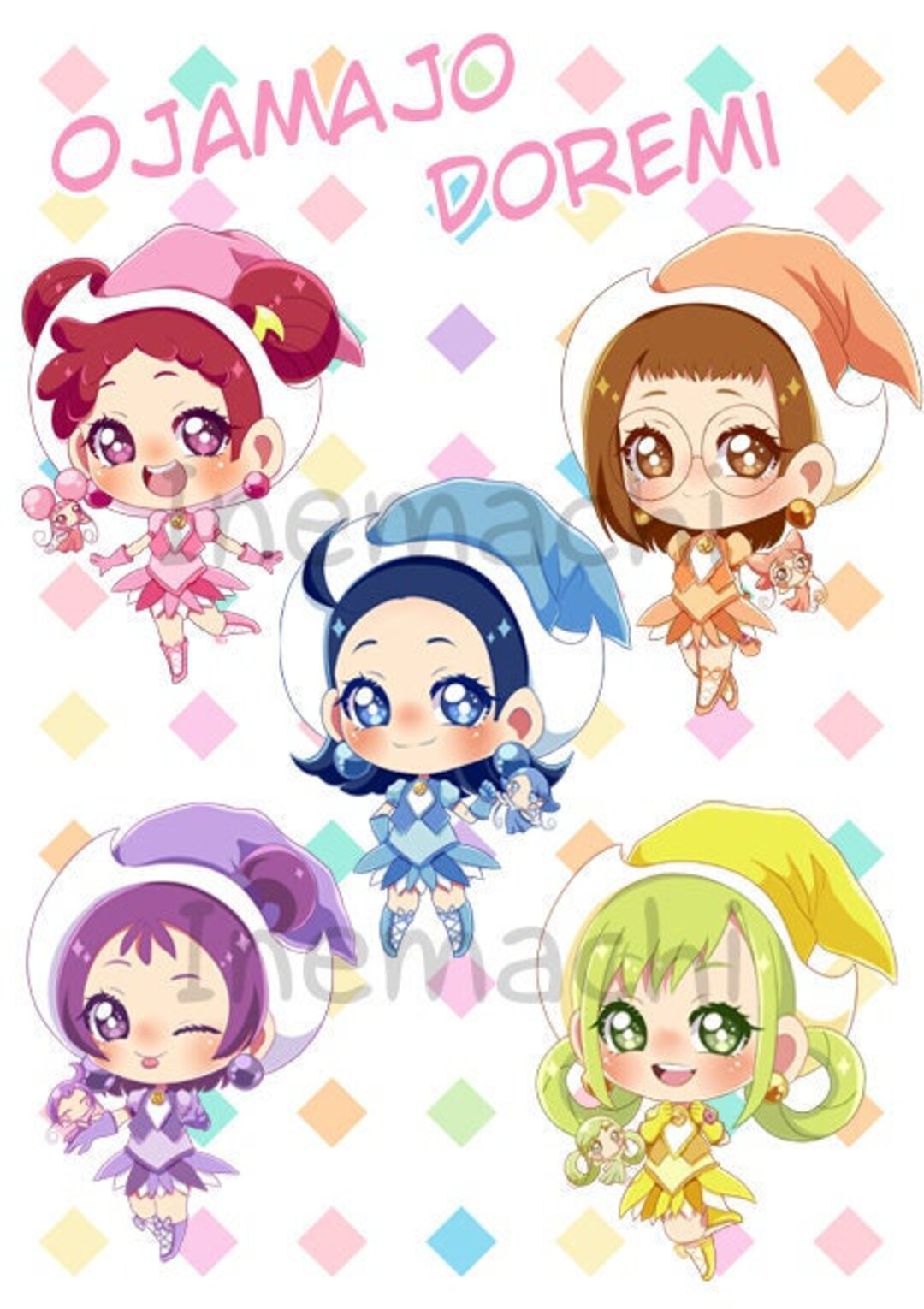 Stickers Magical Witches Ojamajo Doremi - Etsy