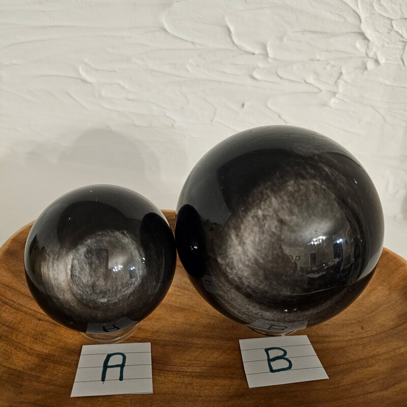 Obsidian Sphere - Etsy