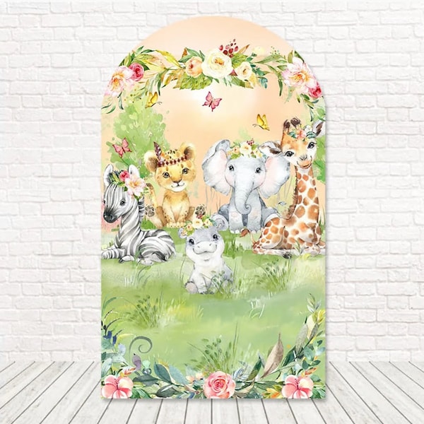 Safari Arch Backdrop - Etsy