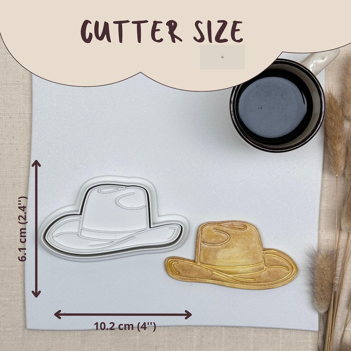 Cowboy Hat Cookie Cutter - Perfect for Western Themed Parties, Country ...