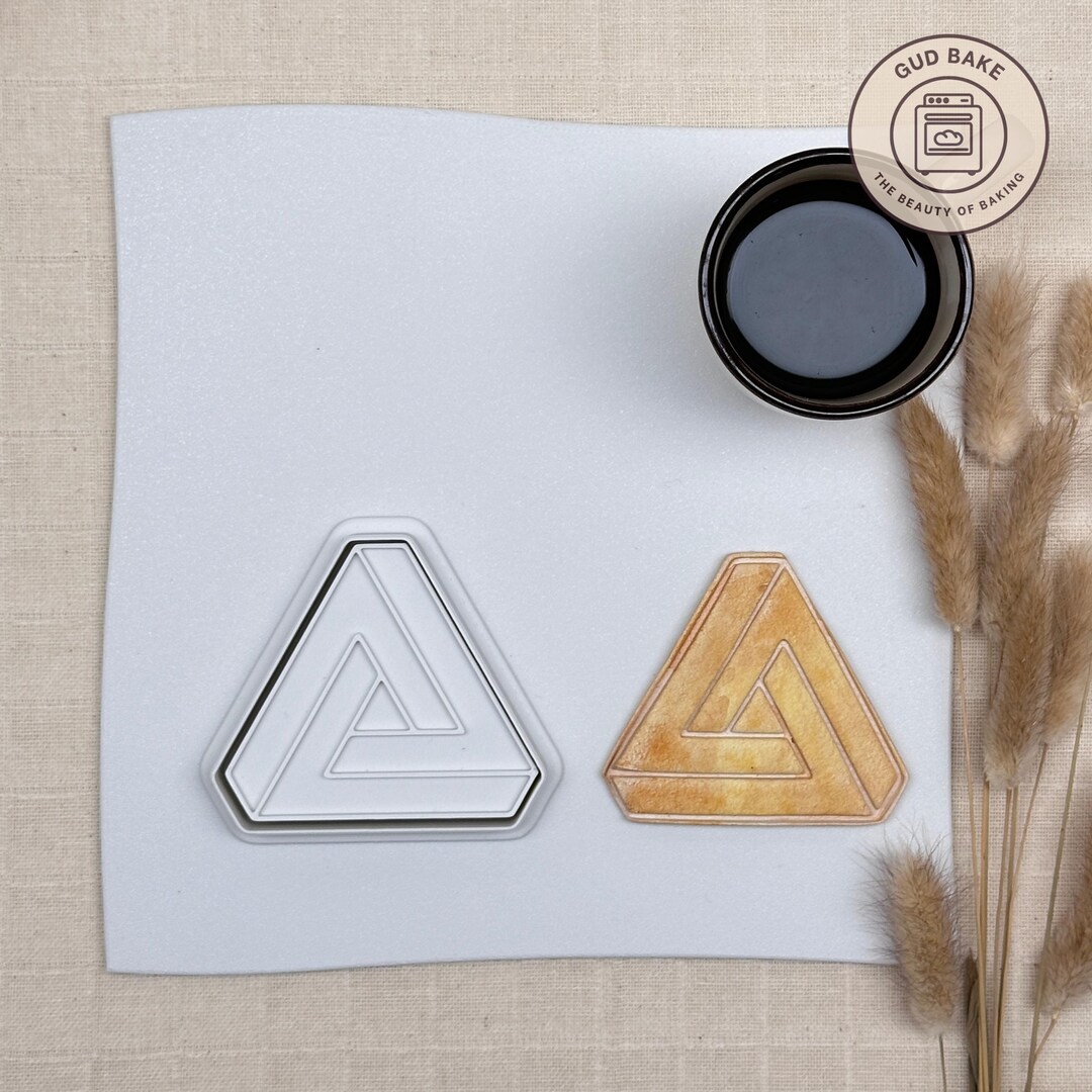 Triangle Cookie Cutter | Geometric Shape Cookie Cutter | Geometric ...