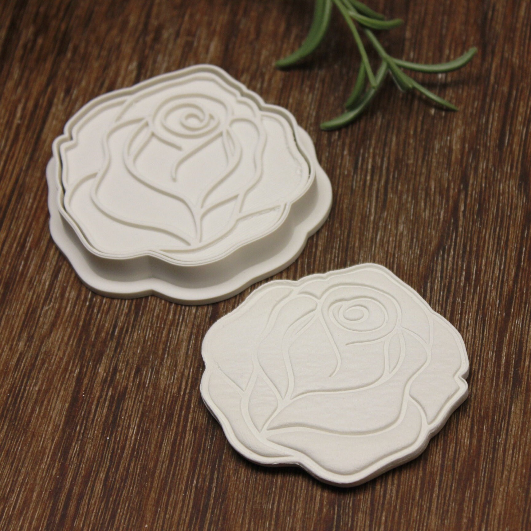 Rose Flower Cookie Cutter Rose Plant Cookie Cutter Rose Cookie Cutter ...