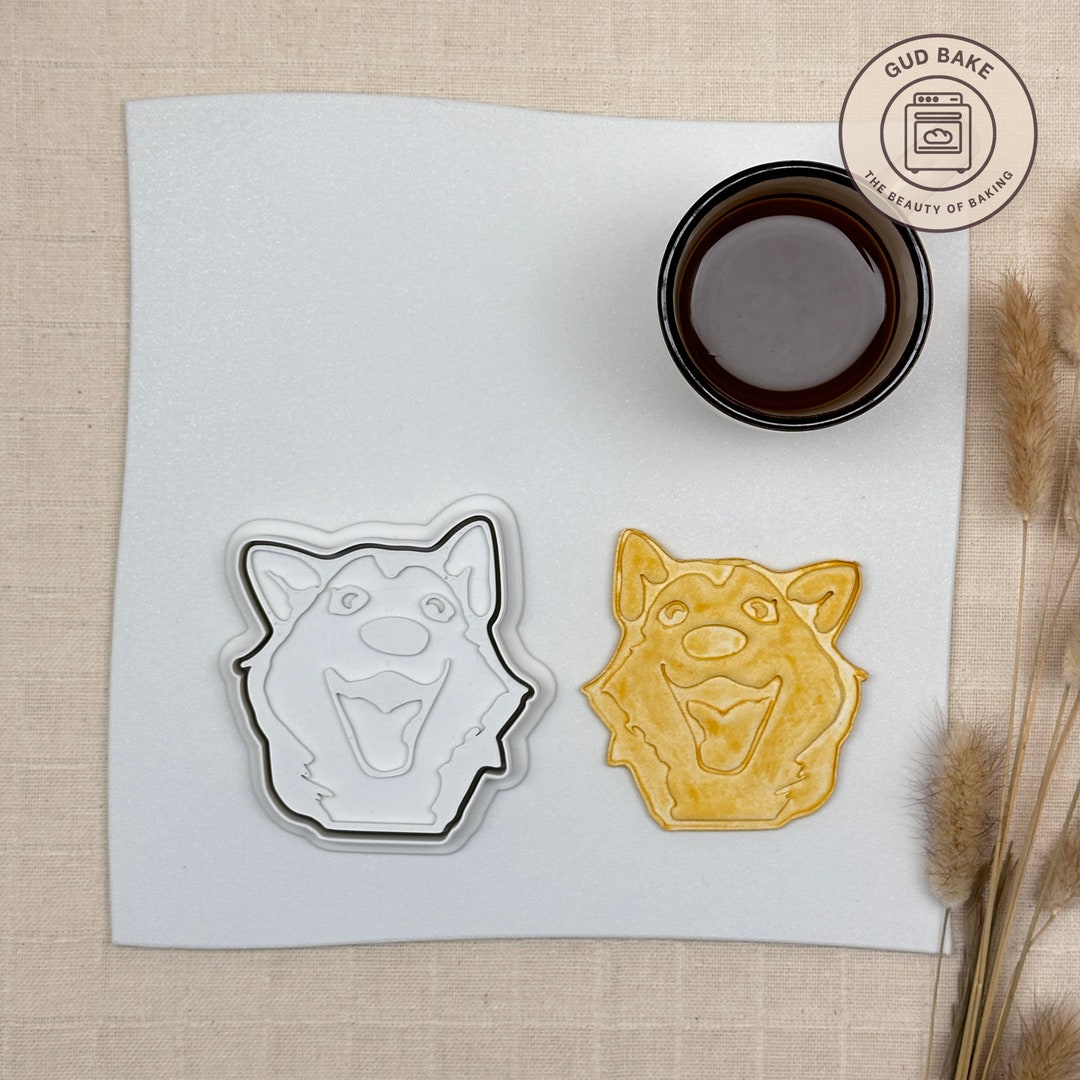 Happy Husky Cookie Cutter | Funny Dog Theme Cookies | Party Ideas - Etsy