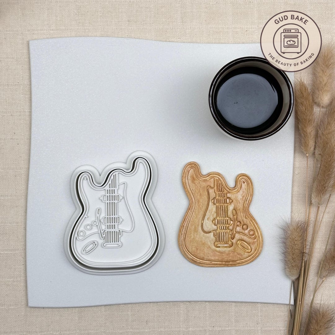 Electric Guitar Cookie Cutter | Guitar Cookie Cutter | Instrument ...