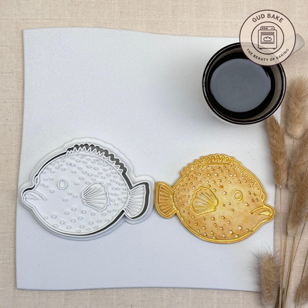 Pufferfish Cookie Cutter for Ocean Themed Parties, Marine Life Baking ...