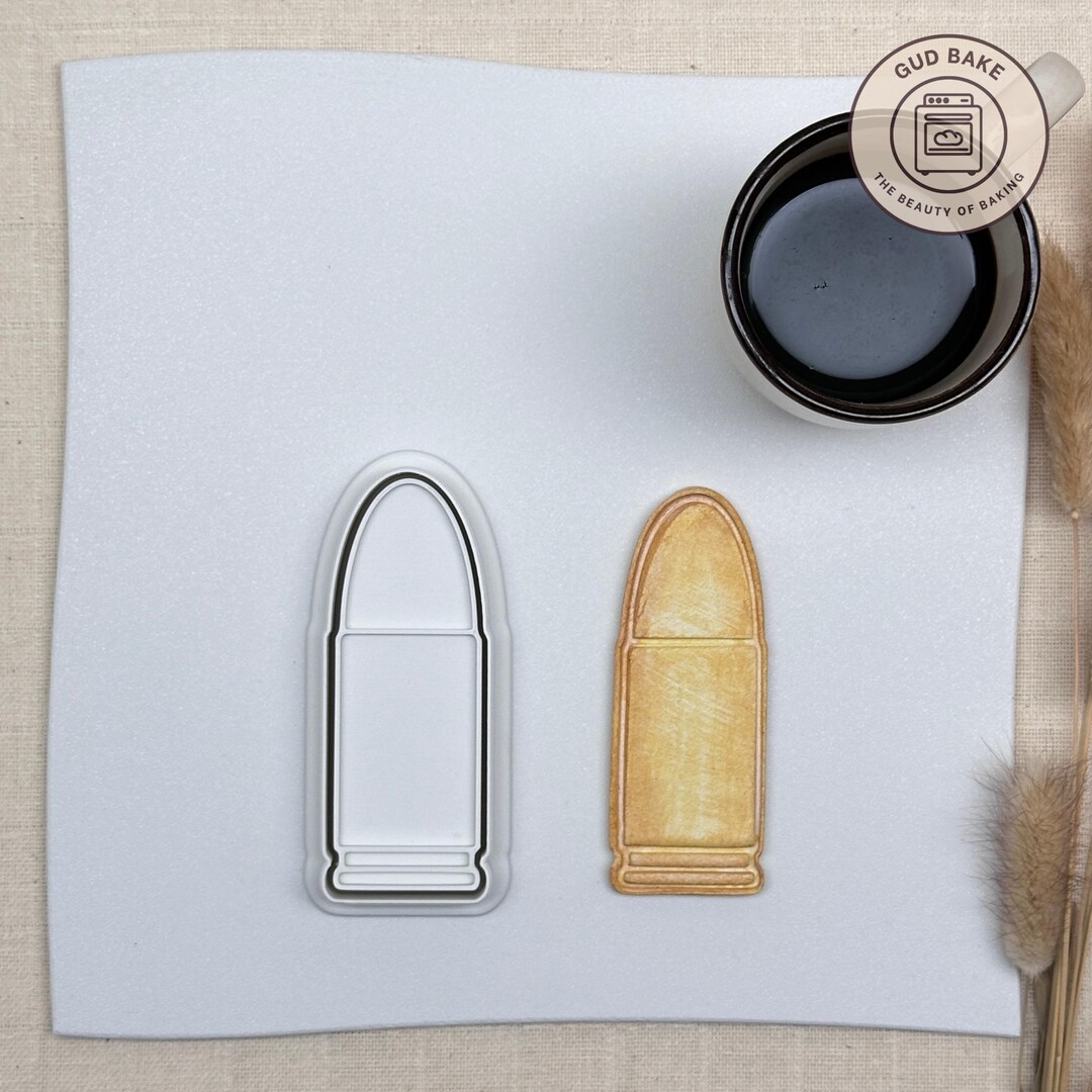 9mm Pistol Bullet Cookie Cutter - Perfect for Tactical Parties ...