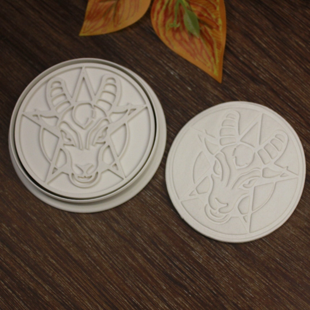 Satanic Goat Cookie Cutter Mad Goat Cookie Cutter Scary Goat Cookie ...