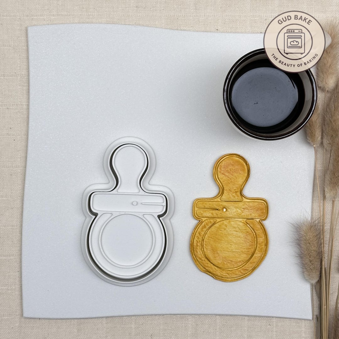 Baby Pacifier Cookie Cutter | Cute Baby Cookie Cutter | Baby Shower ...
