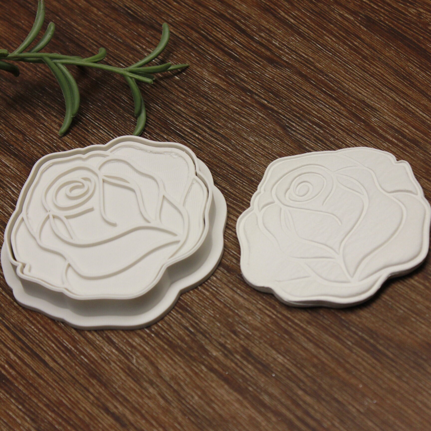 Rose Flower Cookie Cutter Rose Plant Cookie Cutter Rose Cookie Cutter ...