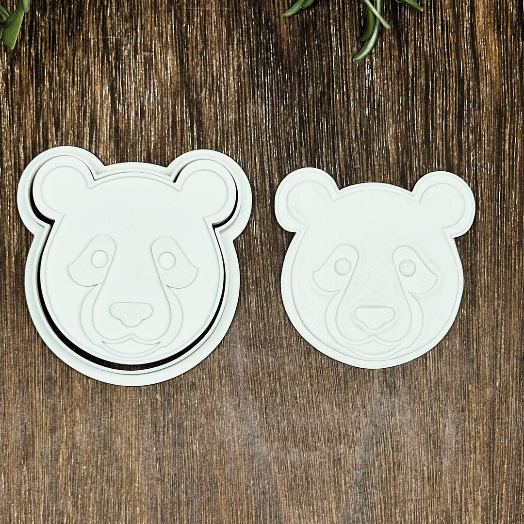 Panda Face Cookie Cutter Cute Panda Theme Cookies Party Ideas - Etsy