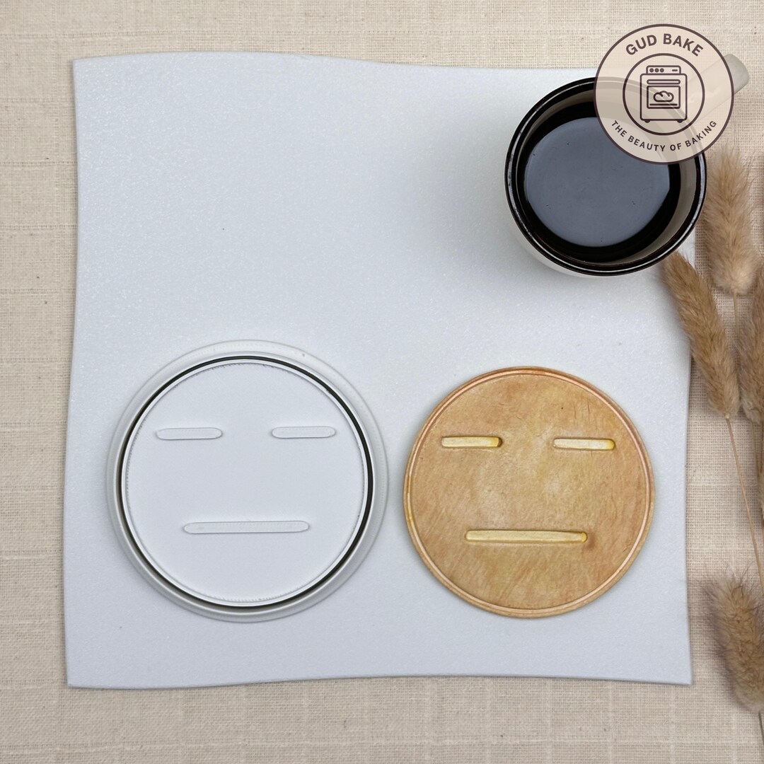 Emoji Bored Cookie Cutter | Bored Emoji Cookie Cutter | Emoji Cutter ...
