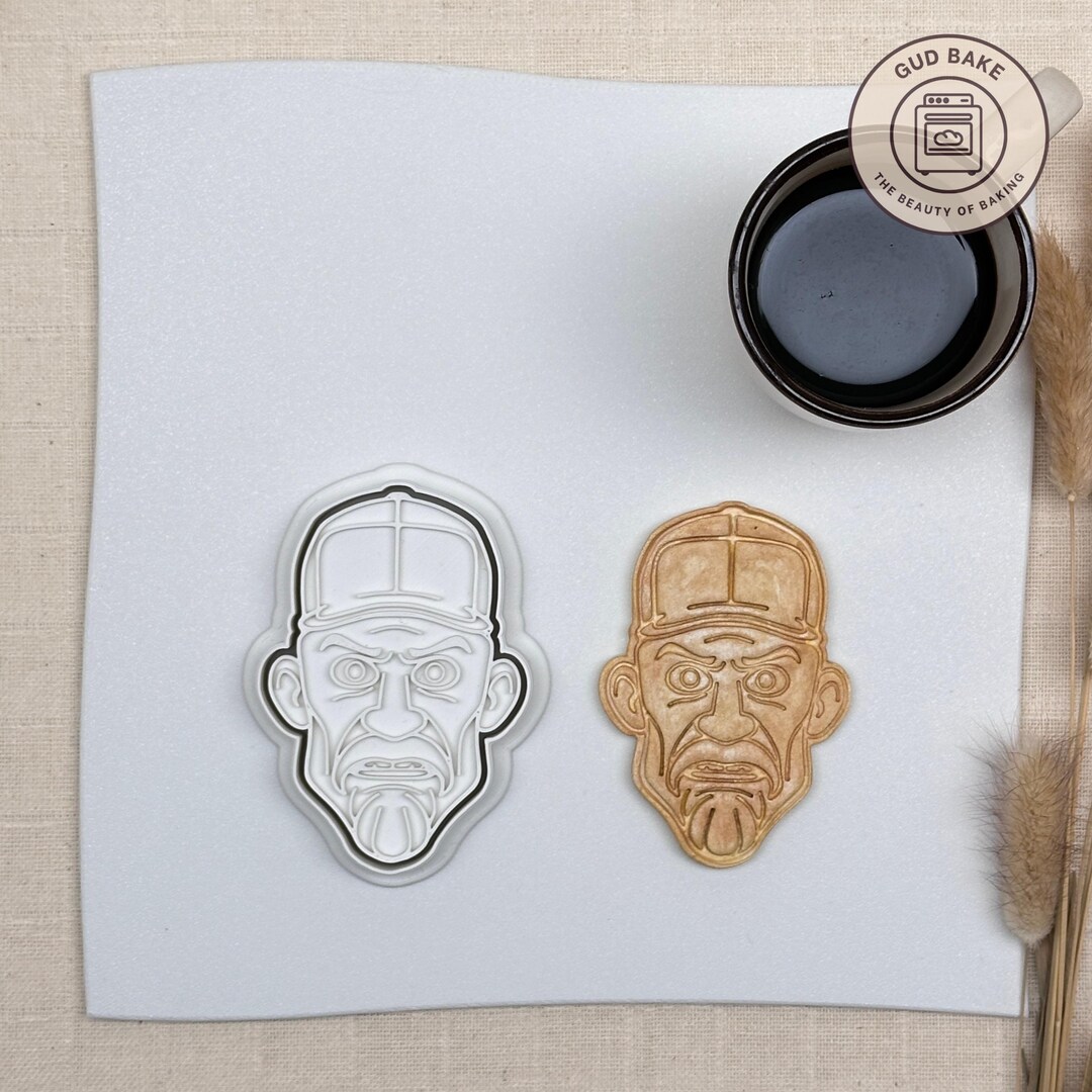 Angry Redneck Cookie Cutter | Redneck Cookie Cutter | Angry Face Cookie ...