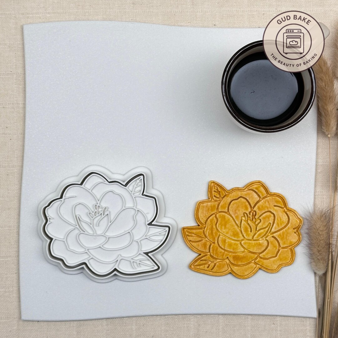 Gerbera Daisy Cookie Cutter and Stamp Set, Botanical Baking - Etsy