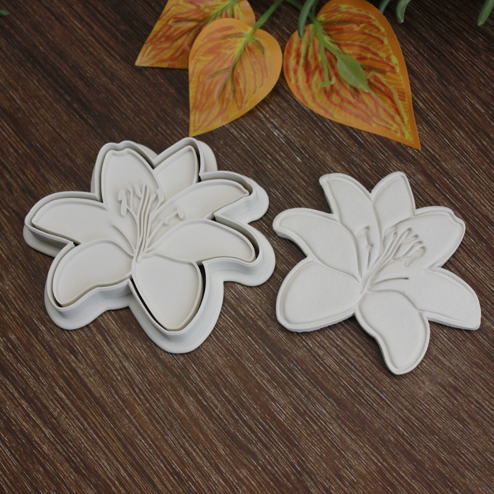 Lily Flower Cookie Cutter for Elegant Wedding Favors, Spring Events ...