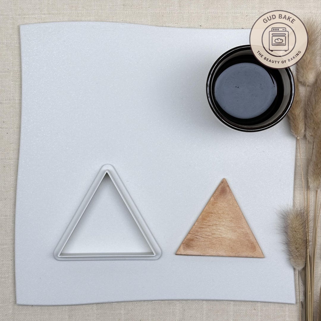 Triangle Cookie Cutter for Baking, Geometric Shape Mold, Educational ...