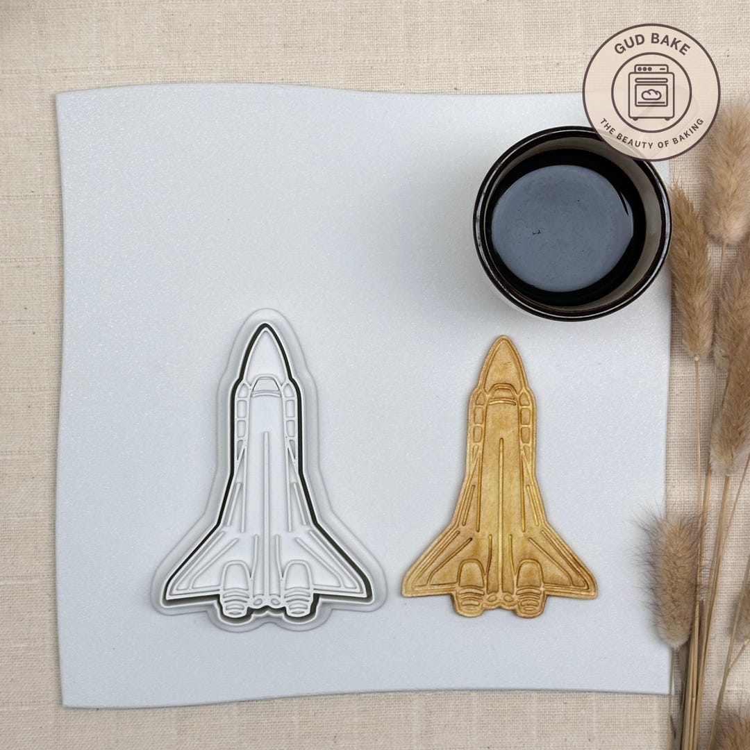Rocket Ship Cookie Cutter for Space Themed Parties, Kids Birthday, Science Events, Astronaut ...