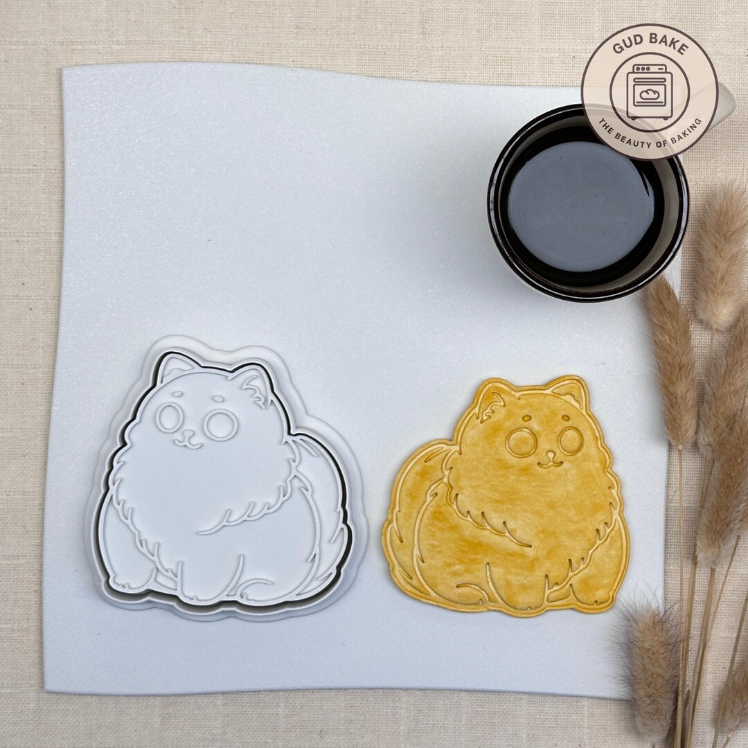 Turkish Angora Cookie Cutter for Cat Lovers, Pet Themed Parties, Animal ...