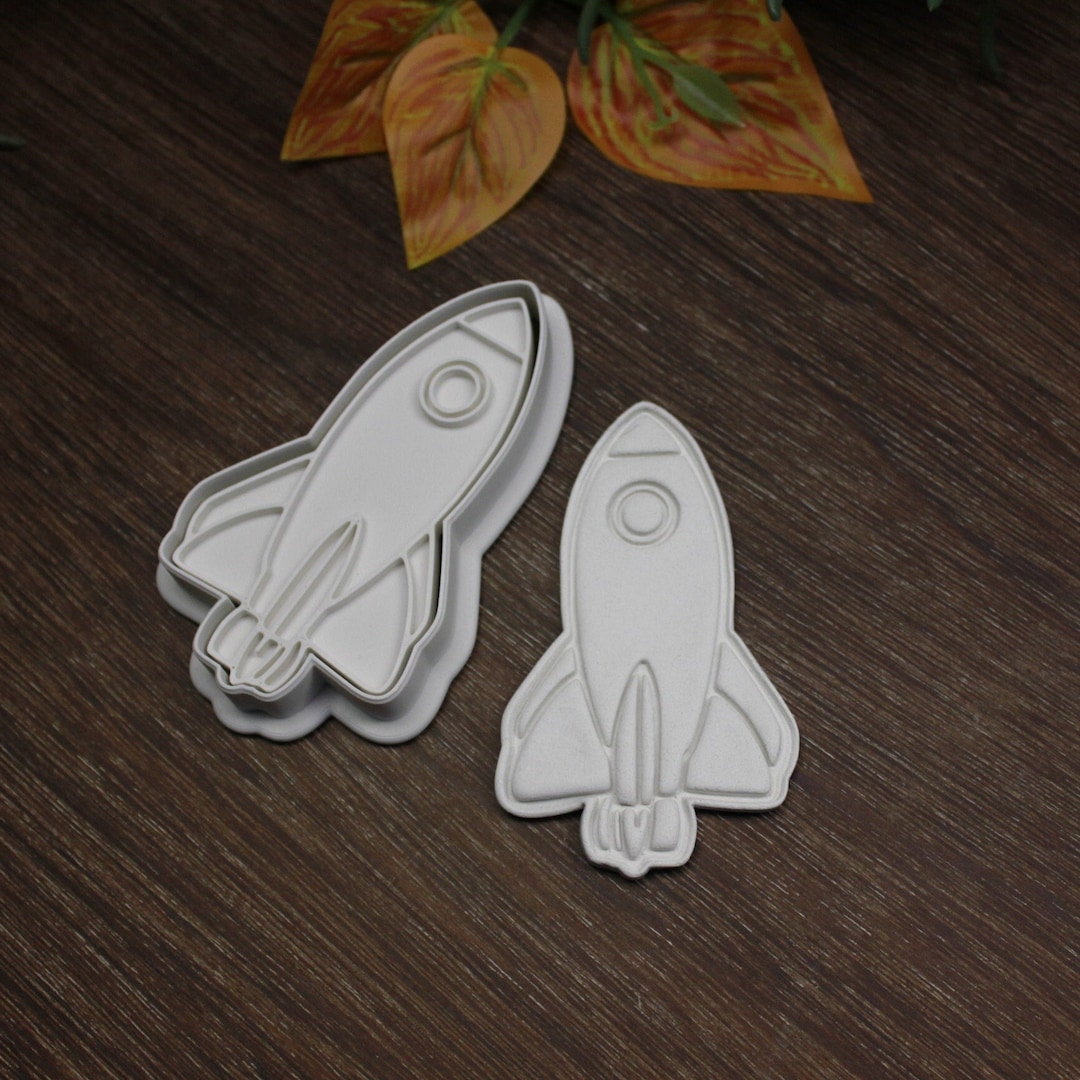 Rocket Ship Cookie Cutter for Space Themed Parties, Kids Birthday, Science Events, Astronaut ...