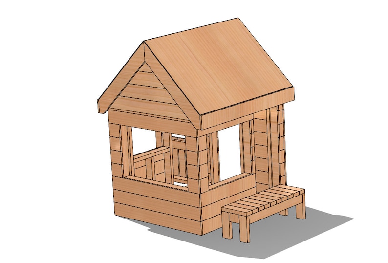 Build a Sturdy and Kid-friendly Timber Playhouse With Easy-to-follow ...