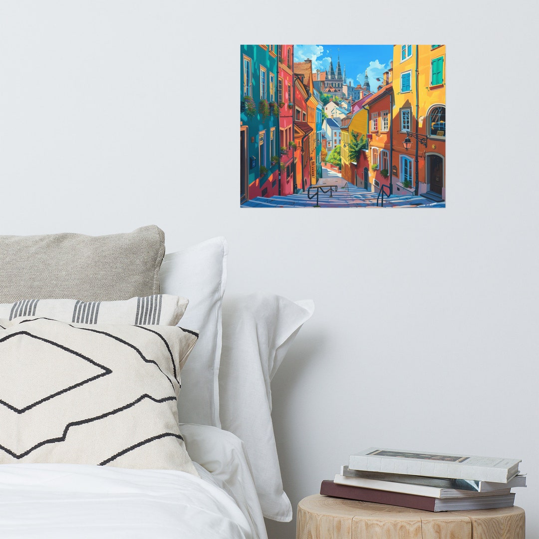 A Slice of Europe on Your Wall Matte Paper Poster - Etsy