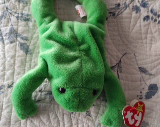 TY Beanie Baby LEGS the Frog 9 Inch - Etsy