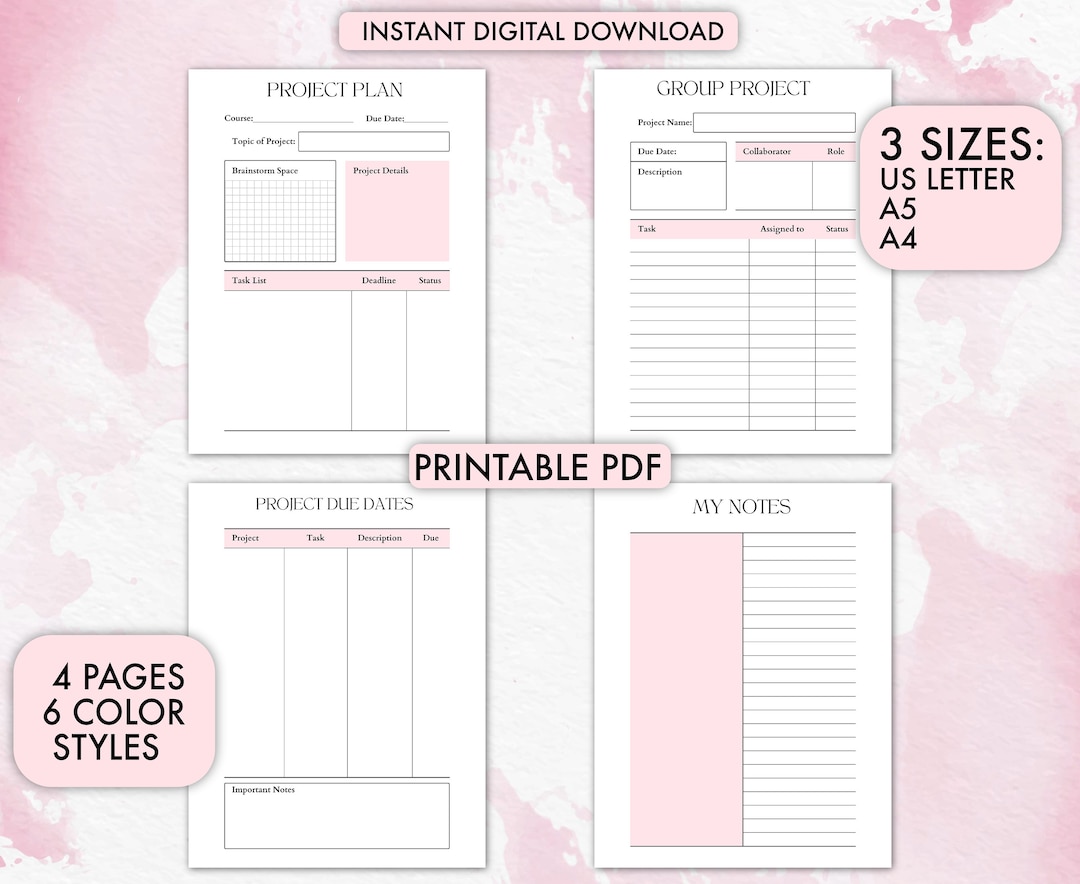 Project Planner, Work Planner, Project Template, Project Planning, Task ...