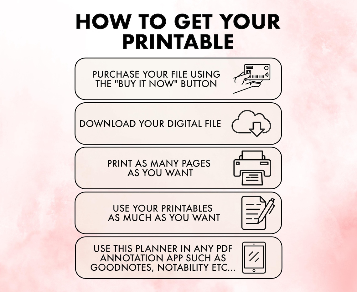 Weekly Hourly Planner With Time Slots | Planner for Busy Lives | Time ...