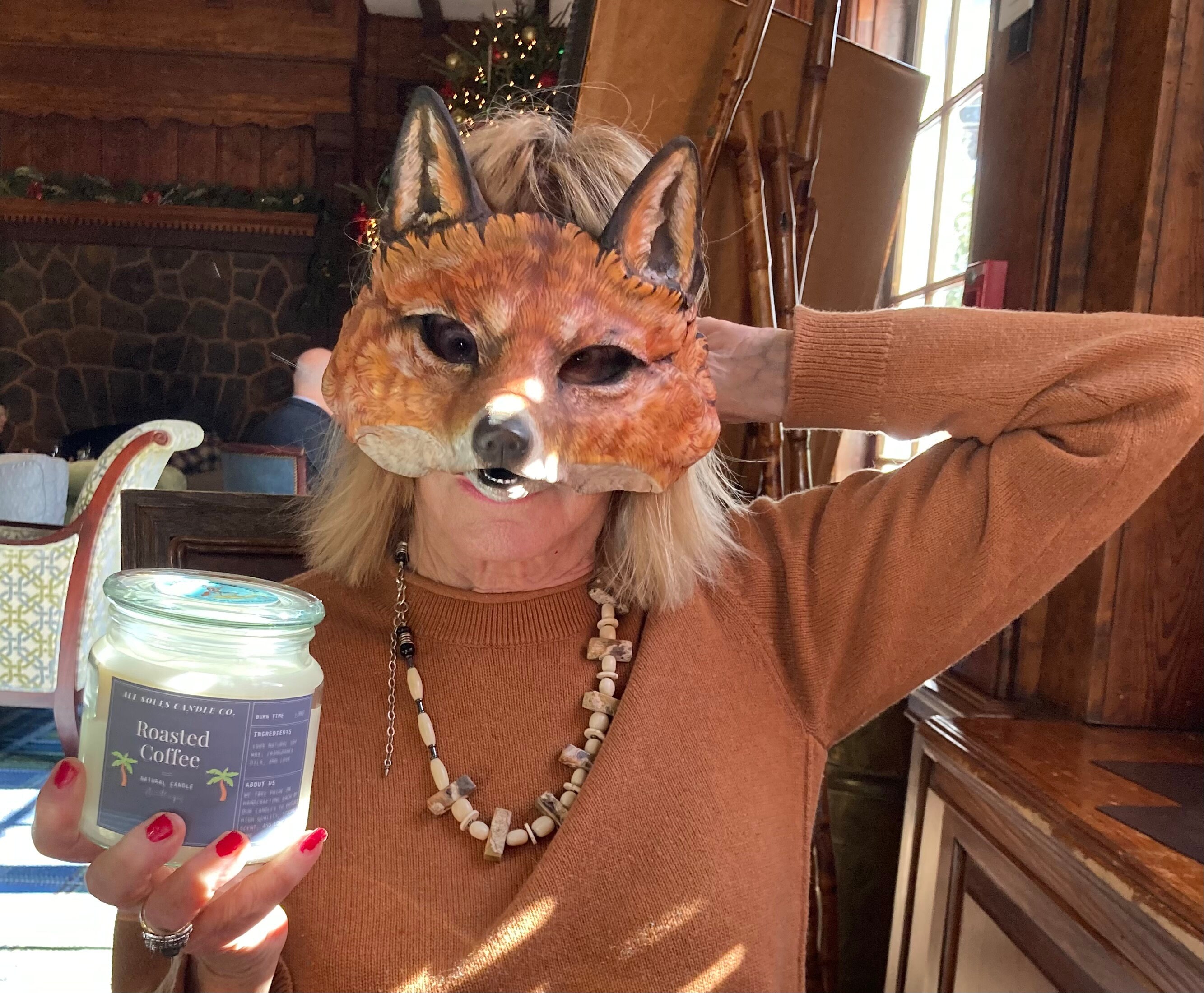 Fox Papier-mache One of a Kind Mask. the Wise Guy Red Fox Sculpture Art ...