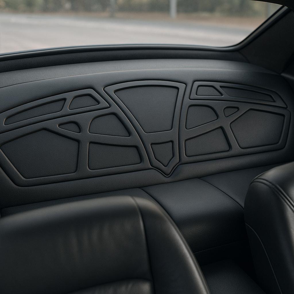 Rear Package Tray Designs for Car Audio and Custom Car Interiors DXF ...