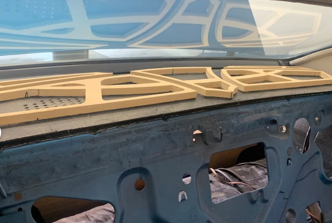 Car Audio Fabrication Template DXF File - Etsy