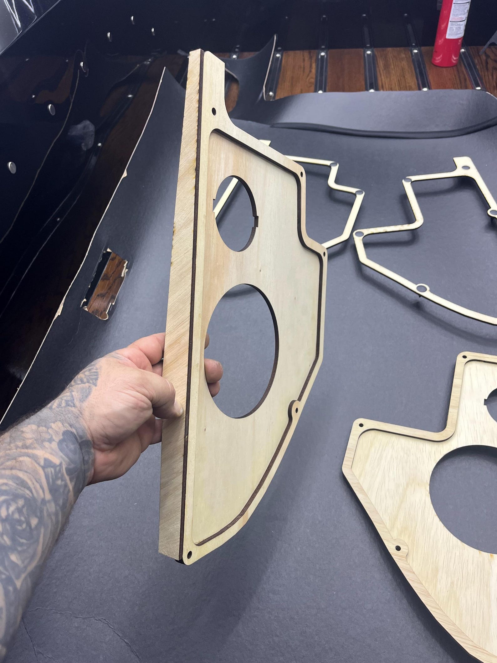 53-56 Ford F100 Kick Panel Design DXF Laser File - Etsy