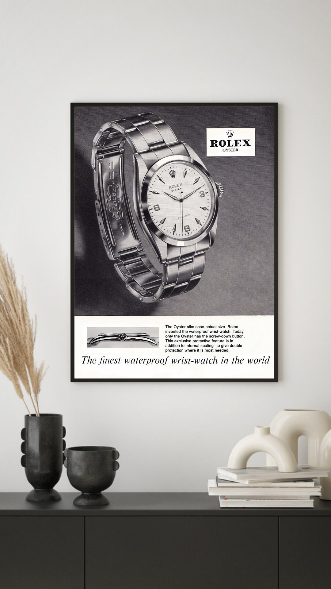Rolex Oyster Printable Wall Art Luxury Watch Digital Download High ...
