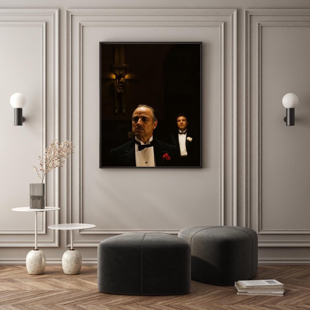 The Godfather Printable Wall Art Digital Download Movie Poster Classic ...