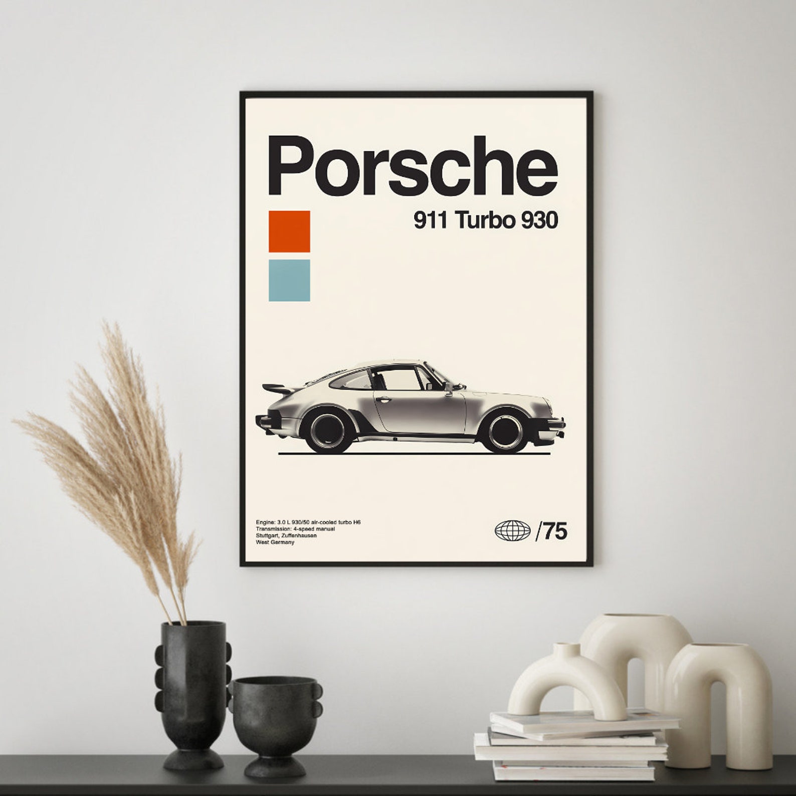Porsche 911 Printable Wall Art Porsche 911 Art Art Print Digital ...