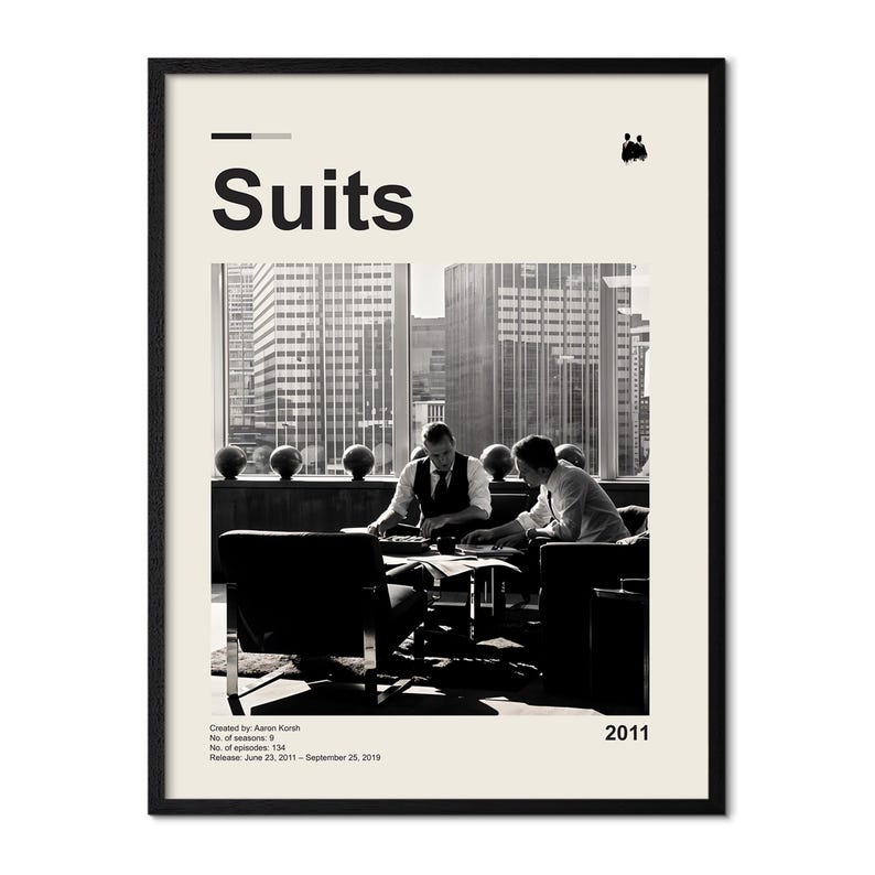 Suits Printable Wall Art TV Show Digital Download Poster Harvey Specter ...