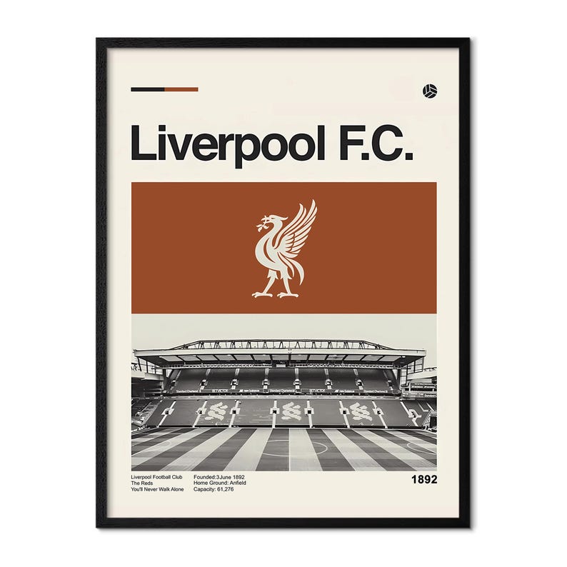 Liverpool F.C. Printable Wall Art Football Club Poster Digital Download ...