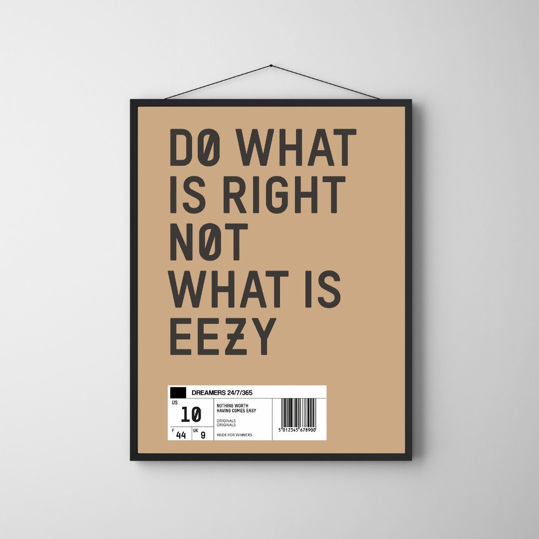 Yeezy Printable Wall Art Art Digital Download High-quality Poster Print ...
