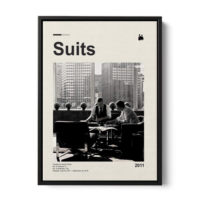 Suits Printable Wall Art TV Show Digital Download Poster Harvey Specter ...