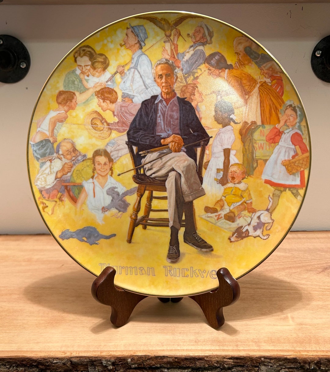1979 Norman Rockwell Remembered Plate Collectible 10.5 NUMBERED - Etsy