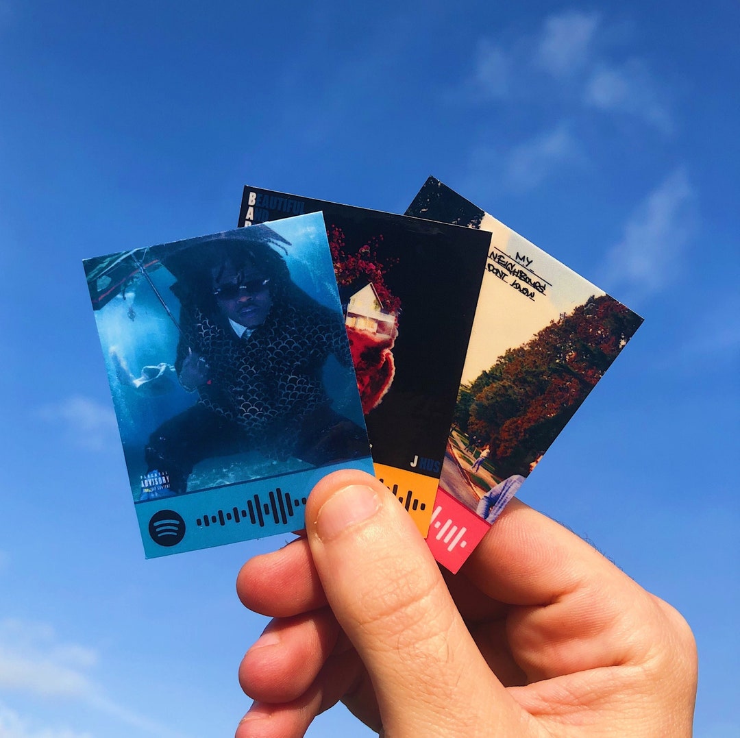 Custom Album Cover Sticker Pack With Scanning Code | Albums of Your ...