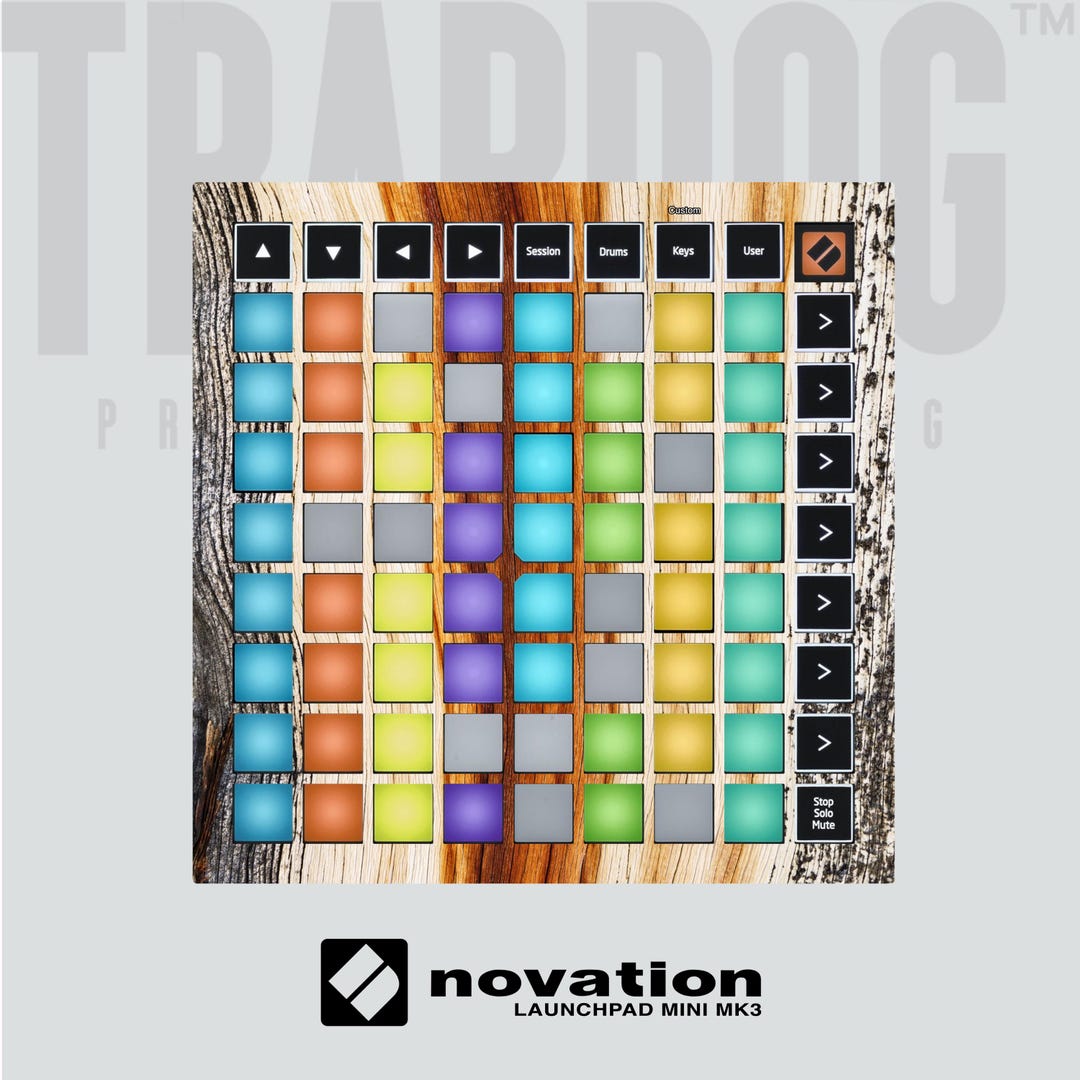 Custom Launchpad Mini MK3 Vinyl Skin Sticker / Precut Holes / Fully ...