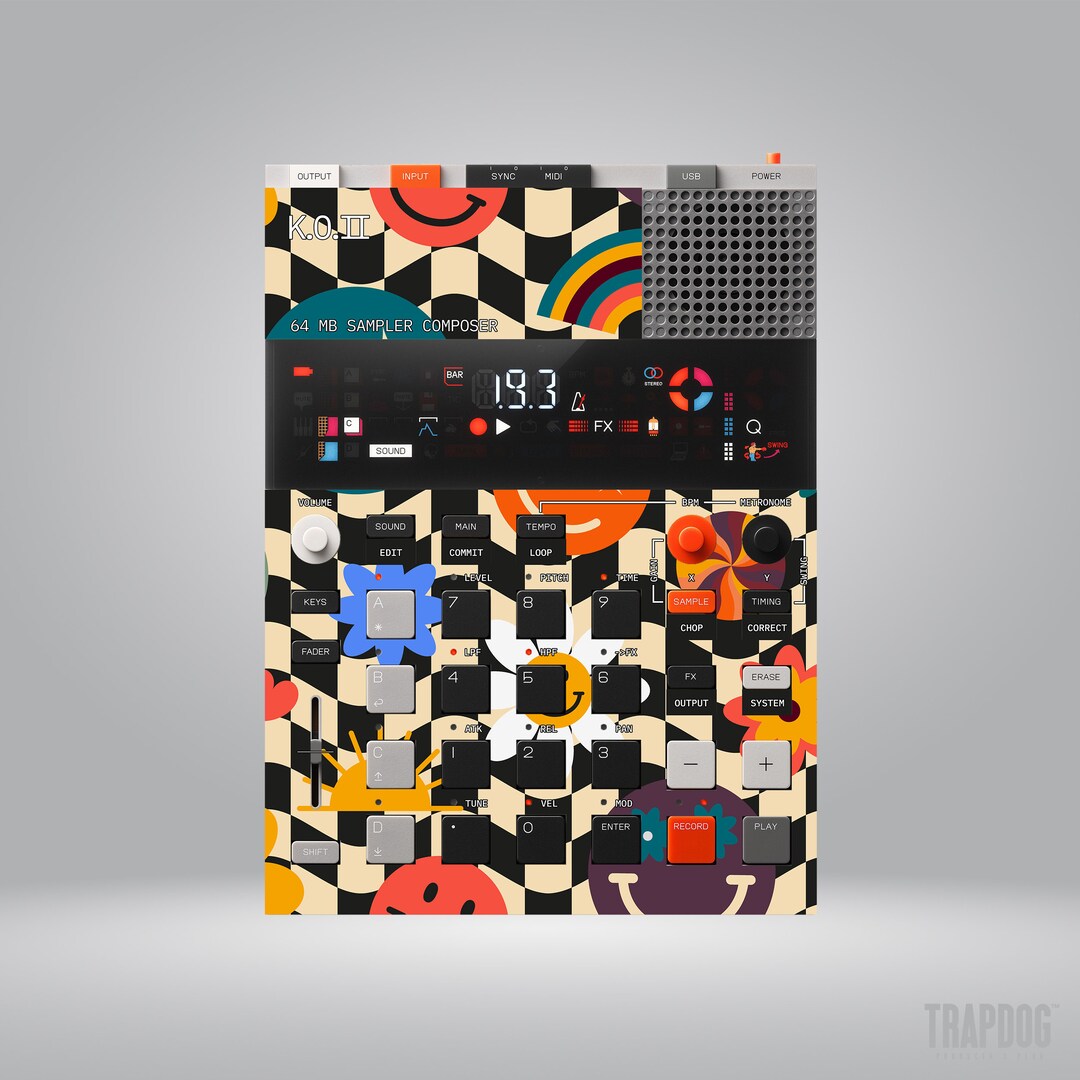 EP-133 KO II Vinyl Sticker Skin / Precut Holes / #6 - Etsy