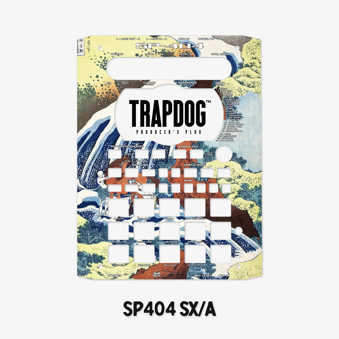 SP404 SX / A / MKII Vinyl Faceplate Skin Sticker | Precut Holes ...