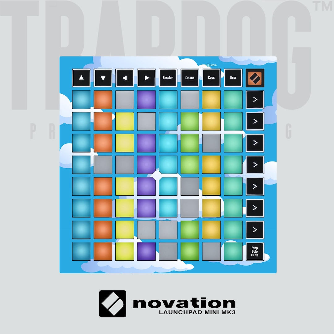 Custom Launchpad Mini MK3 Vinyl Skin Sticker / Precut Holes / Fully ...