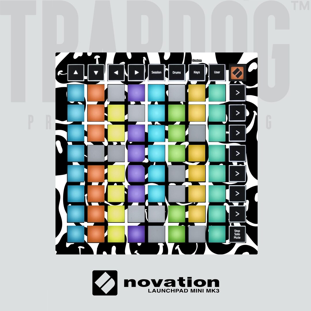 Custom Launchpad Mini MK3 Vinyl Skin Sticker / Precut Holes / Fully ...