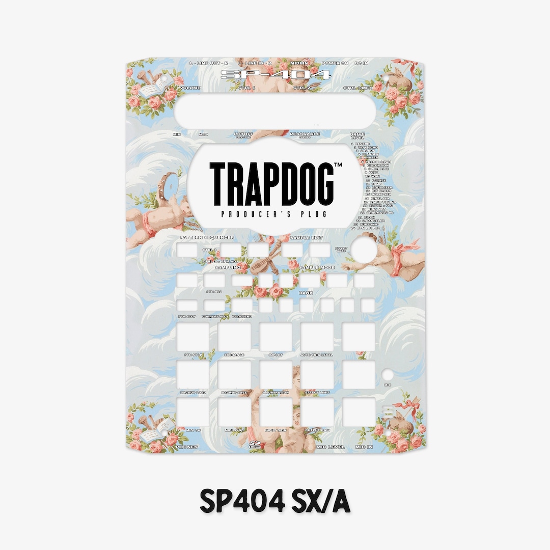 SP404 SX / A / MKII Vinyl Faceplate Skin Sticker | Precut Holes ...