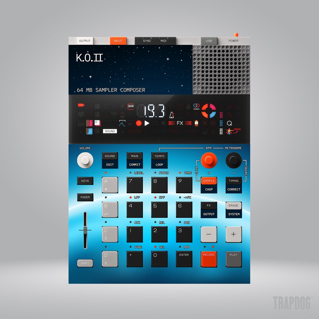 EP-133 KO II Vinyl Sticker Skin / Precut Holes / #162 - Etsy