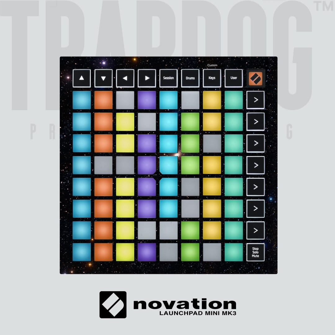 Custom Launchpad Mini MK3 Vinyl Skin Sticker / Precut Holes / Fully ...