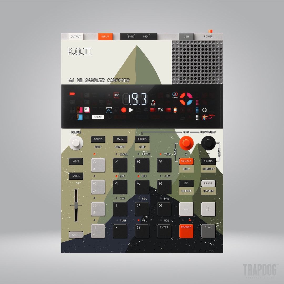 EP-133 KO II Vinyl Sticker Skin / Precut Holes / #90 - Etsy