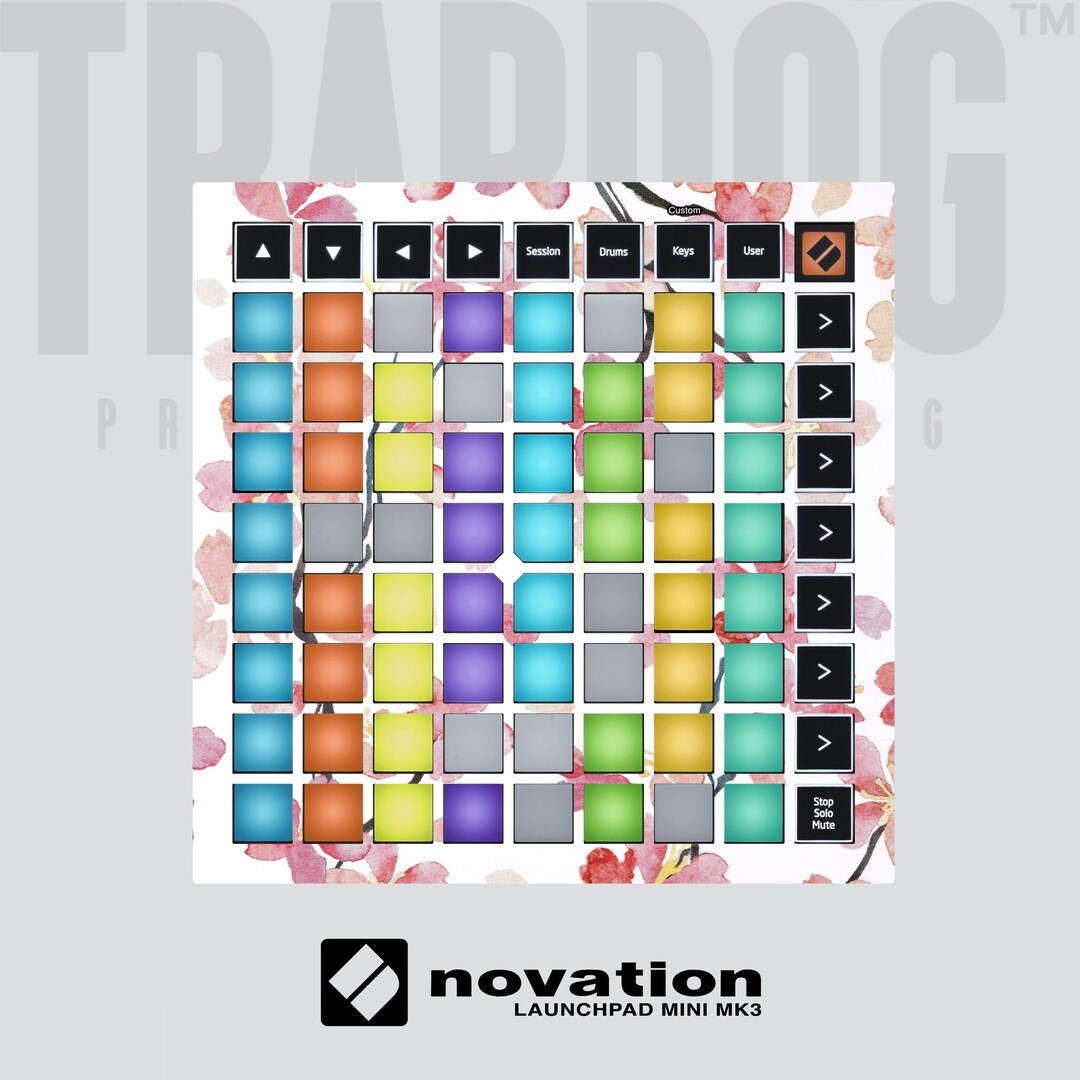 Custom Launchpad Mini MK3 Vinyl Skin Sticker / Precut Holes / Fully ...